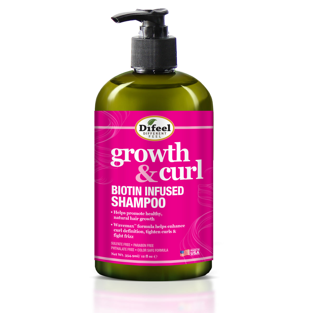 Difeel Growth and Curl Biotin Shampoo 12 oz. | difeel - find your ...